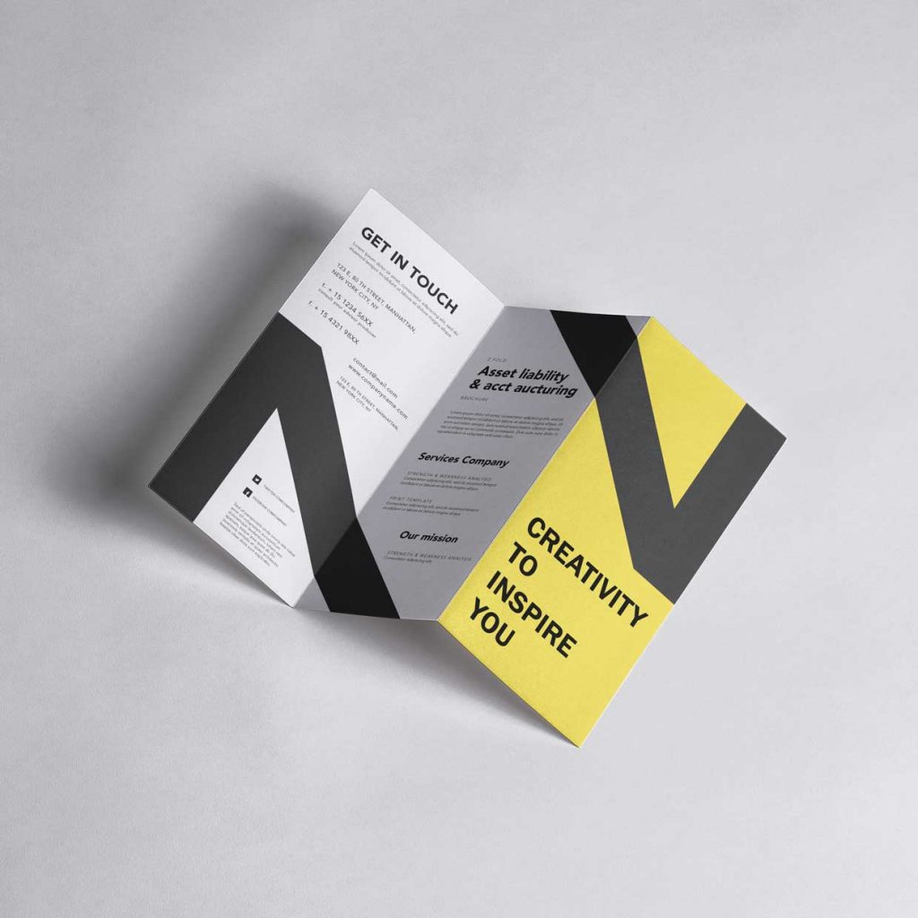 Roll Folded DL 6pp Leaflet & Flyer - we can print